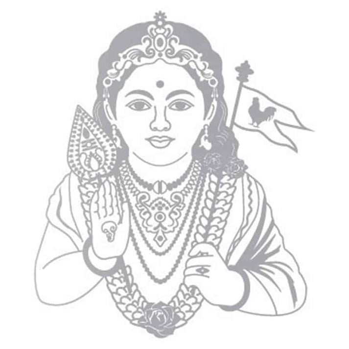 Murugan Car Rear Glass Sticker – WallDesign