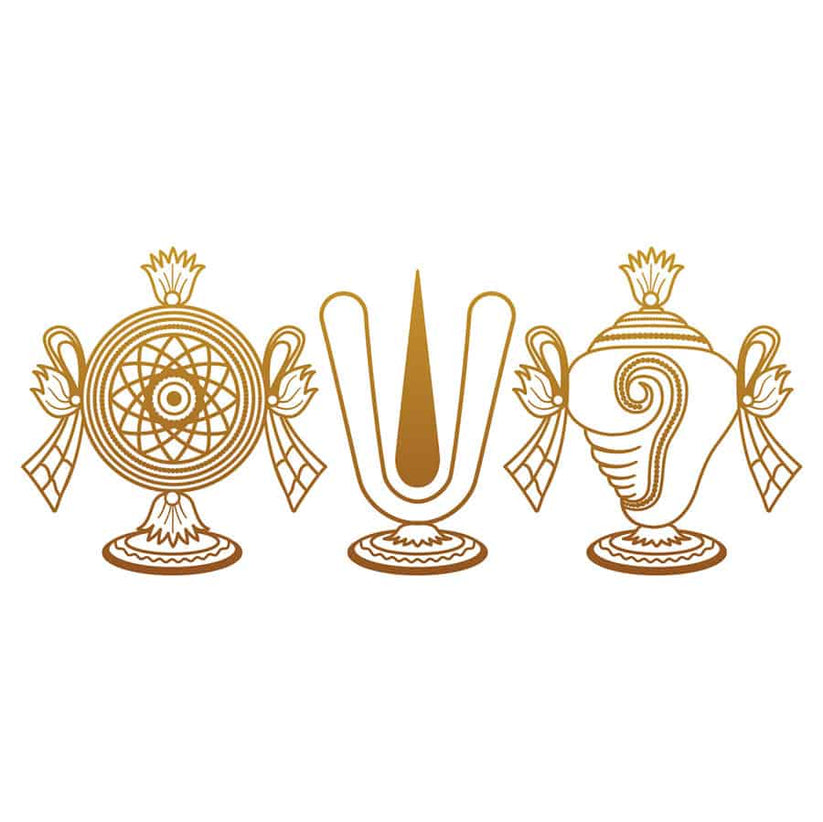 Vadakalai Balaji Naama Car Rear Glass Sticker – WallDesign