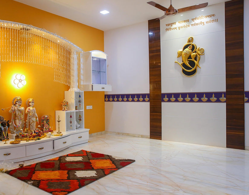 Decorative Artistic Deepa Rangoli Wall Border Sticker – WallDesign